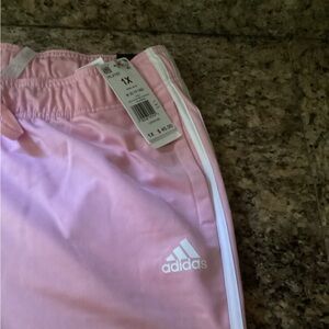 adidas | Pants & Jumpsuits | Nwt Lt Pink Adidas Track Pants Slim Fit ...